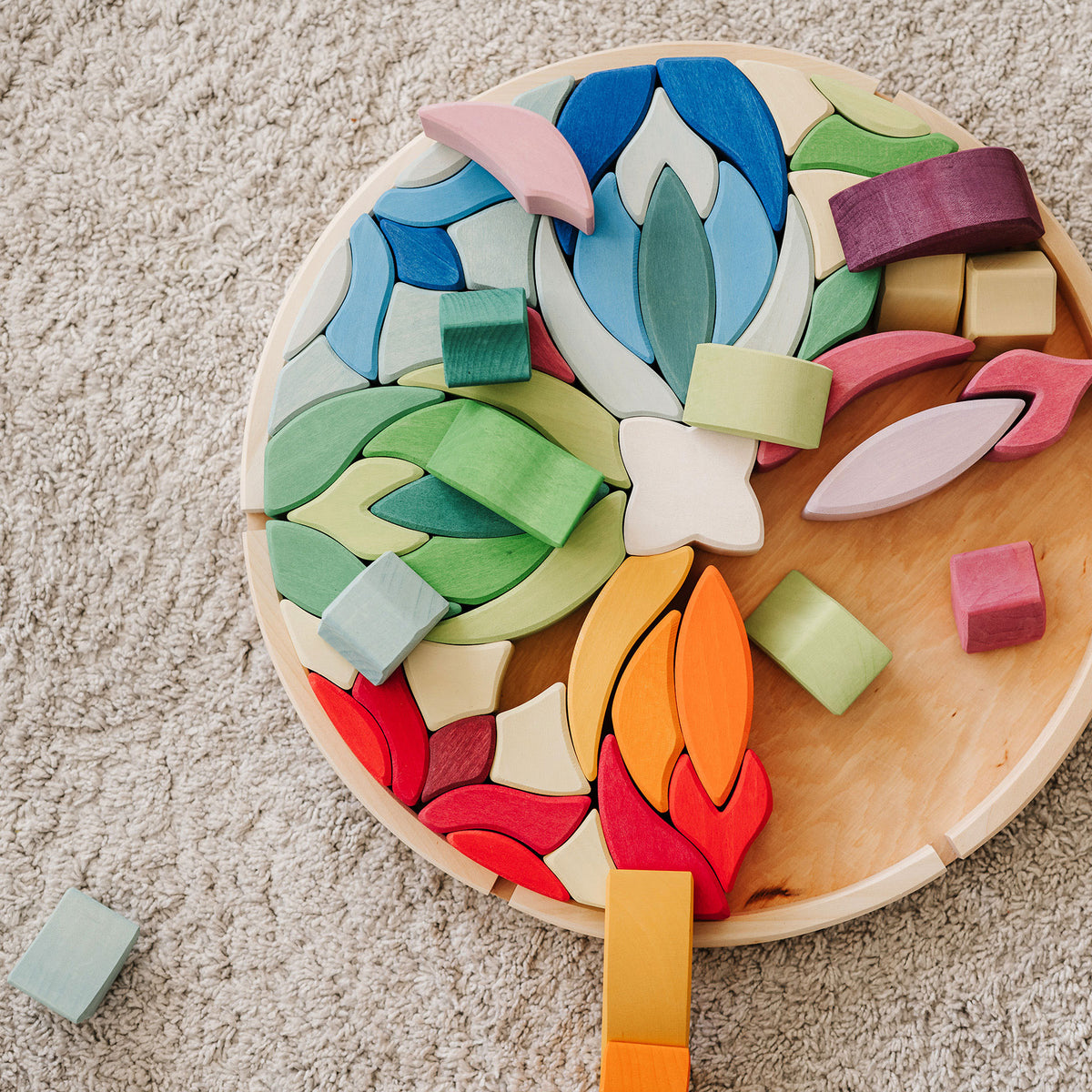 Grimms Lara Building Set | Wooden Block Sets | Children of the Wild