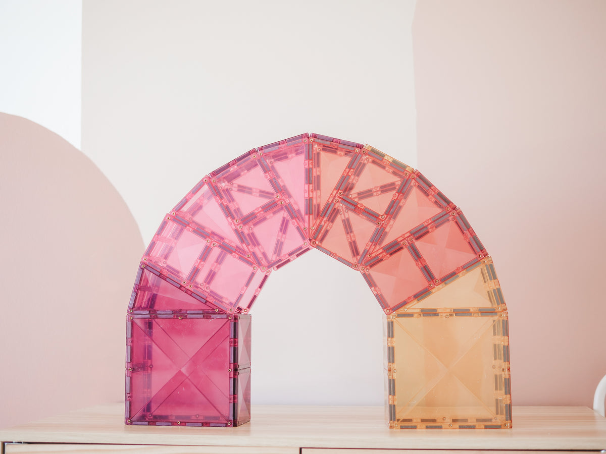 Build a Connetix Magnetic Tile Rainbow: Instructions – Children of the Wild