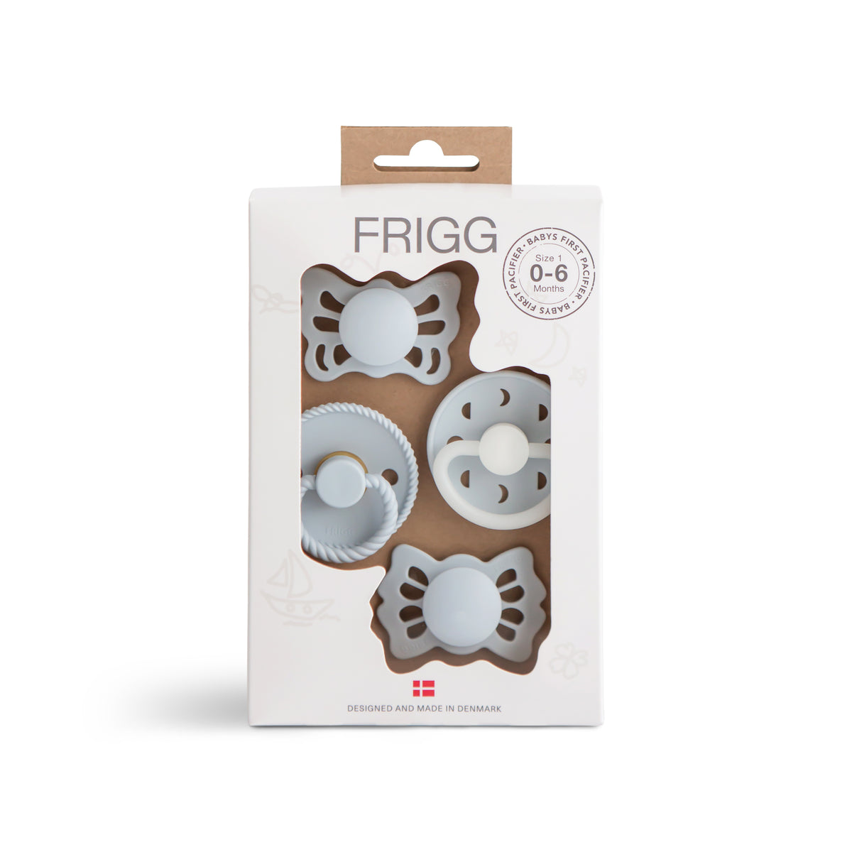 Frigg Baby's First Pacifier in Powder Blue | Children of the Wild