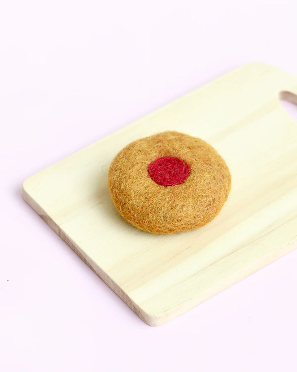 Tara Treasures Jam Drop Biscuit | Wool Felt Pretend Play | Children of ...