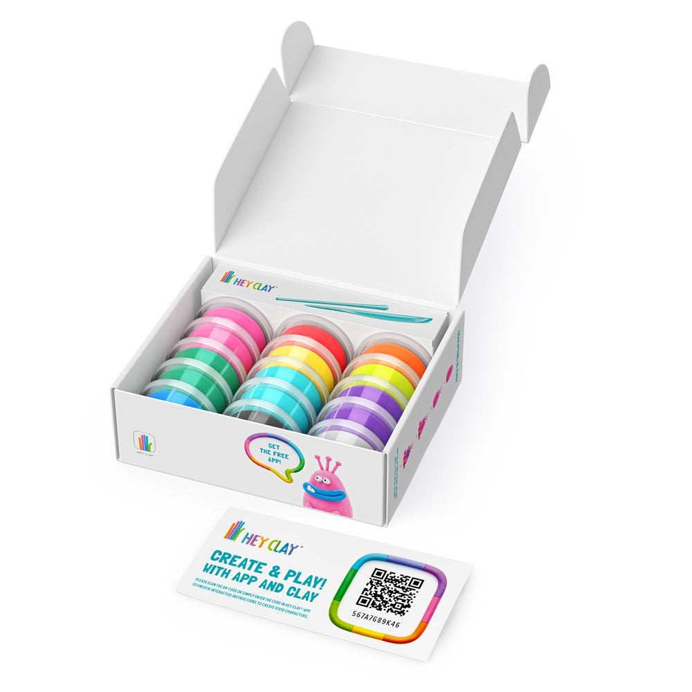 Hey Clay Monsters Set with 15 Cans | Children of the Wild
