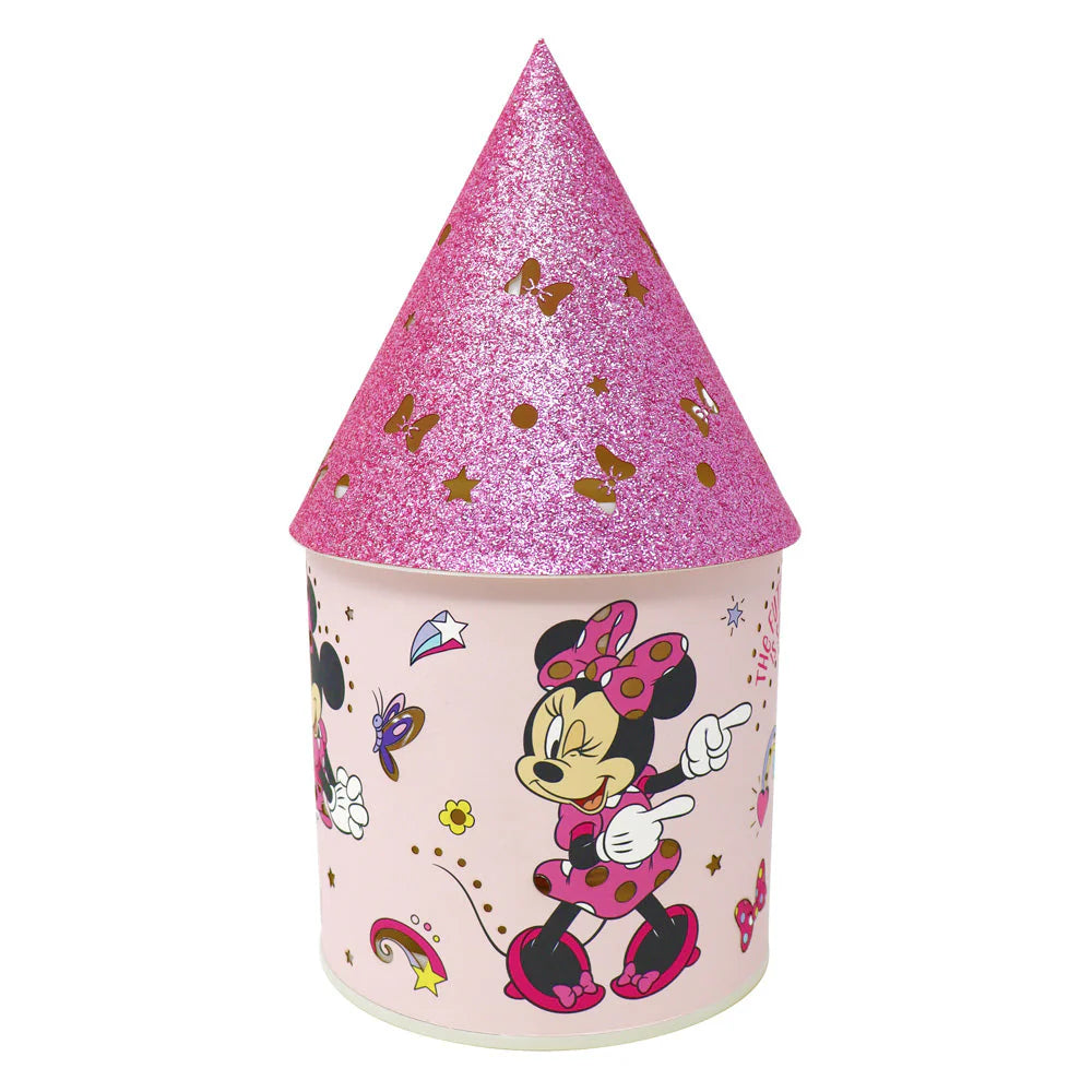 Pink Poppy Disney Junior Minnie Colour Changing Glitter LED Lantern ...