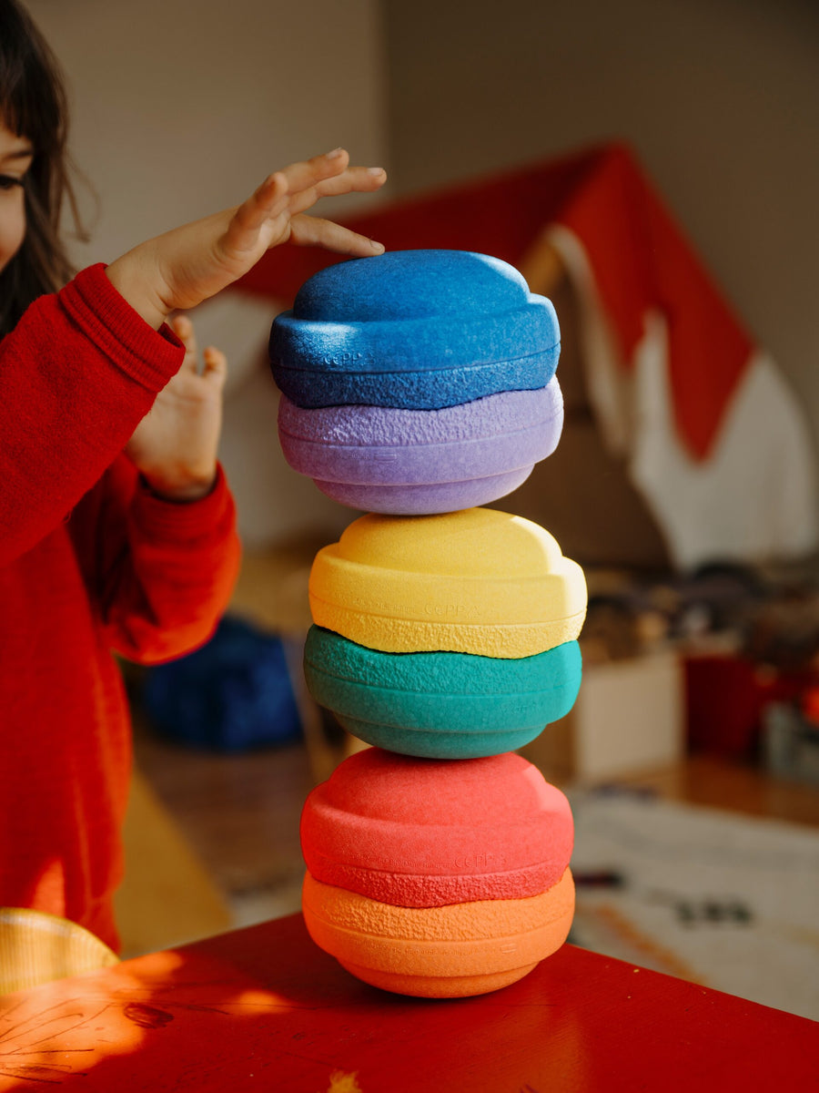 Stapelstein Mini Classic Rainbow Set | 20% OFF SALE | 6 x Mini Steppin ...