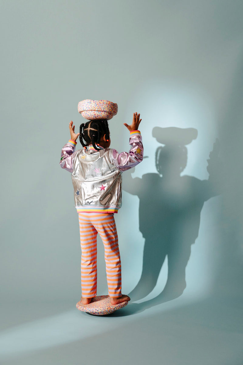 Stapelstein Super Confetti Balance Board + Stepping Stone Set | 1 Step ...