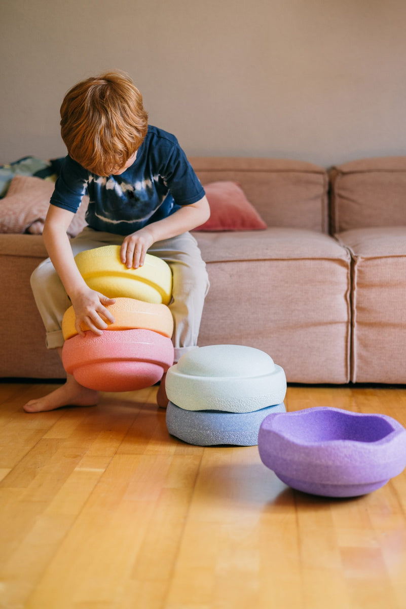 Stapelstein Pastel Stacking Stones Set 6+1 | Children of the Wild