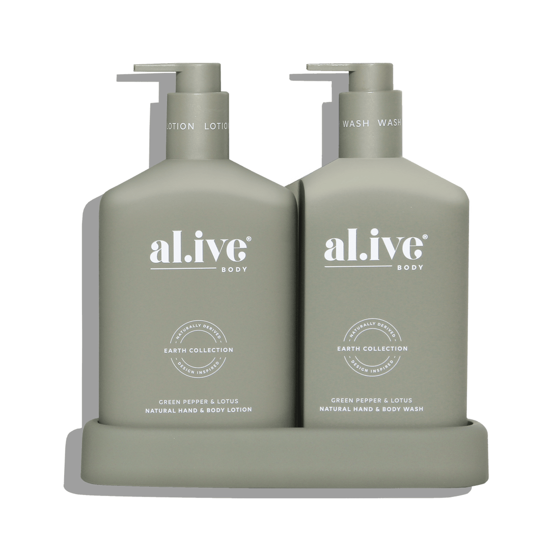 Alive Home Wash & Lotion Duo in Green Pepper & Lotus | 30% OFF SALE ...