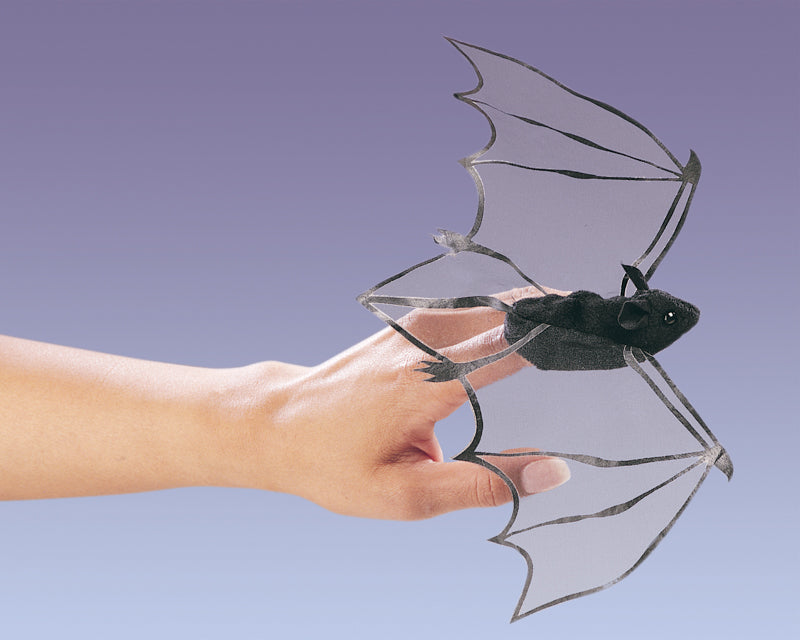 Folkmanis Mini Bat Finger Puppet | Children of the Wild
