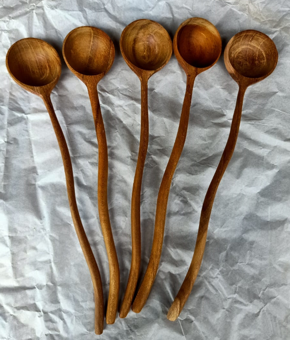 Papoose Teak Ladle | Sensory Tools | Children of the Wild
